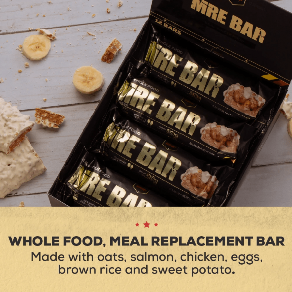 Redcon1 MRE BAR 12 Pack Crunchy Peanut Butter - Supplement Factory